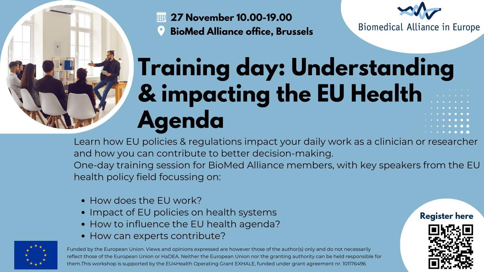 Join the first BioMed Alliance training day on regulatory affairs ...